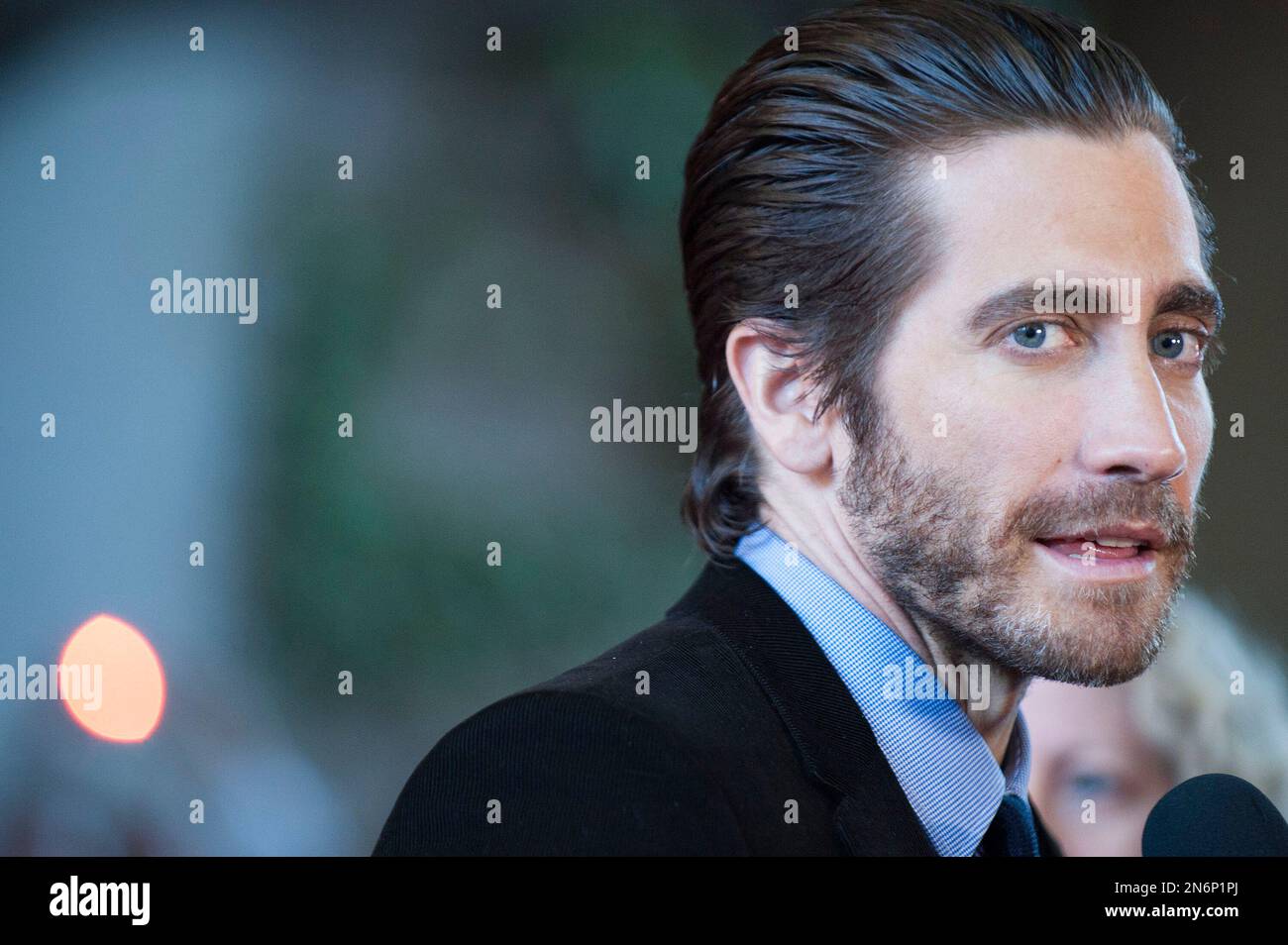 Actor Jake Gyllenhaal arrives at the premiere of "Enemy" on day 4 of ...