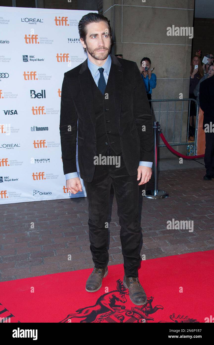 Actor Jake Gyllenhaal arrives at the premiere of "Enemy" on day 4 of ...
