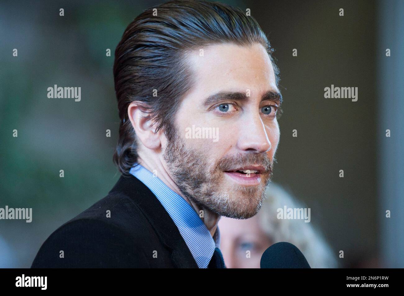 Actor Jake Gyllenhaal arrives at the premiere of "Enemy" on day 4 of ...