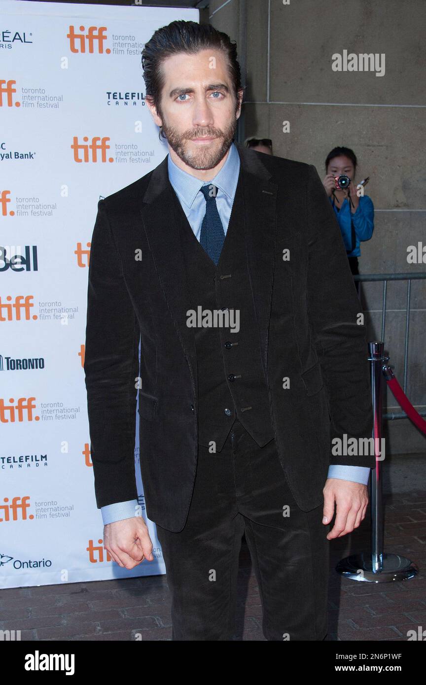 Actor Jake Gyllenhaal arrives at the premiere of "Enemy" on day 4 of ...