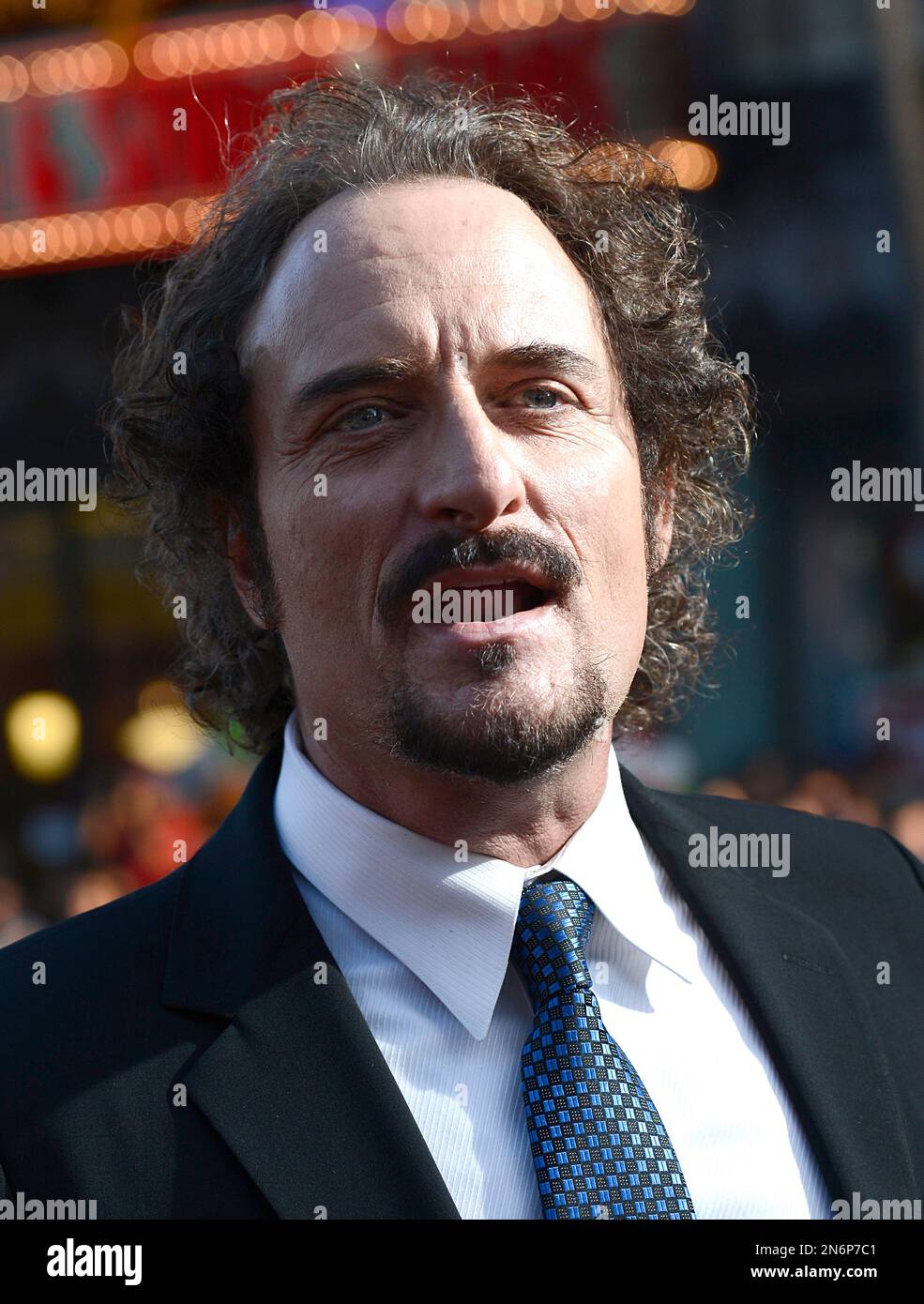 Actor Kim Coates arrives on the red carpet at the season six premiere ...