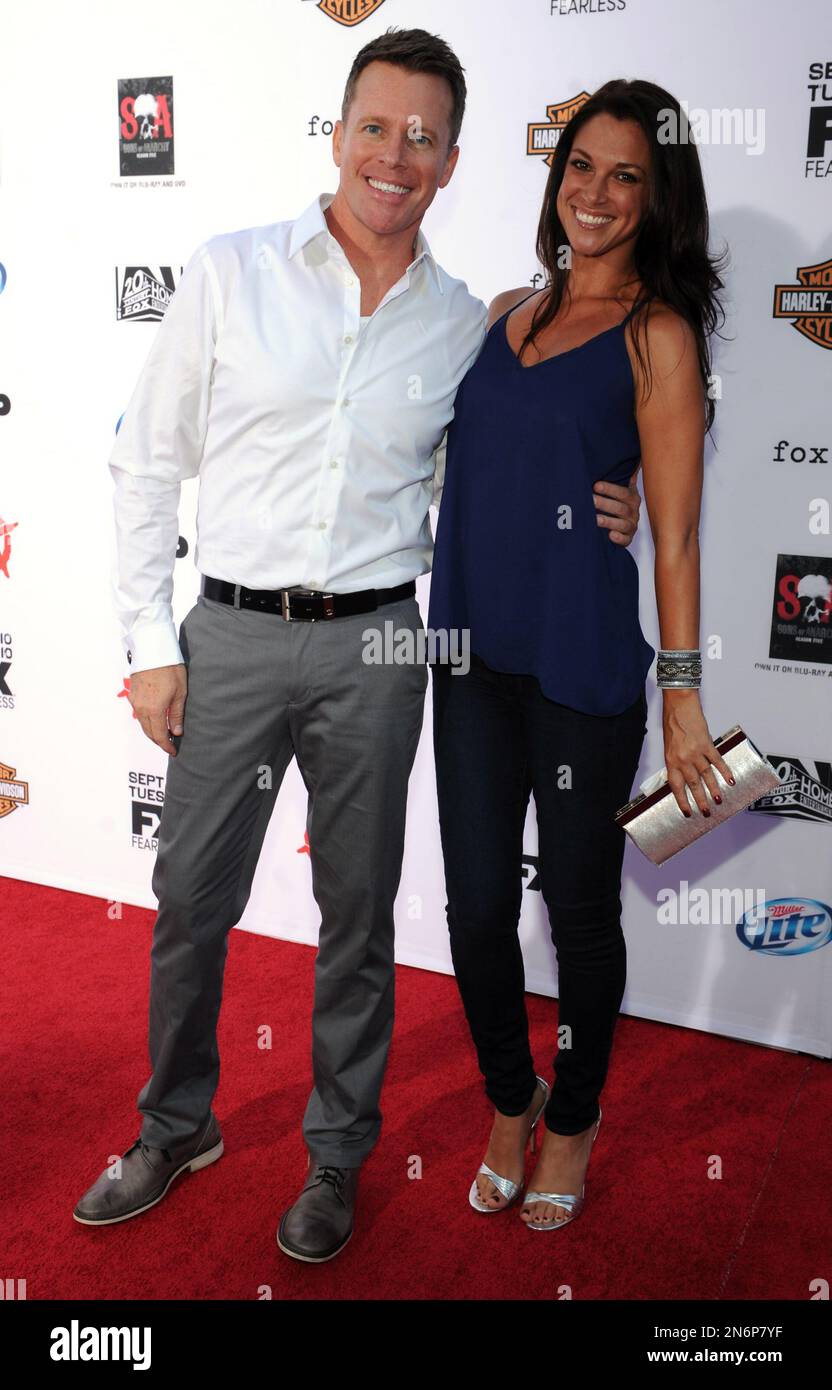 Chris Franjola, left, arrives at FX's "Sons of Anarchy" Season 6 ...
