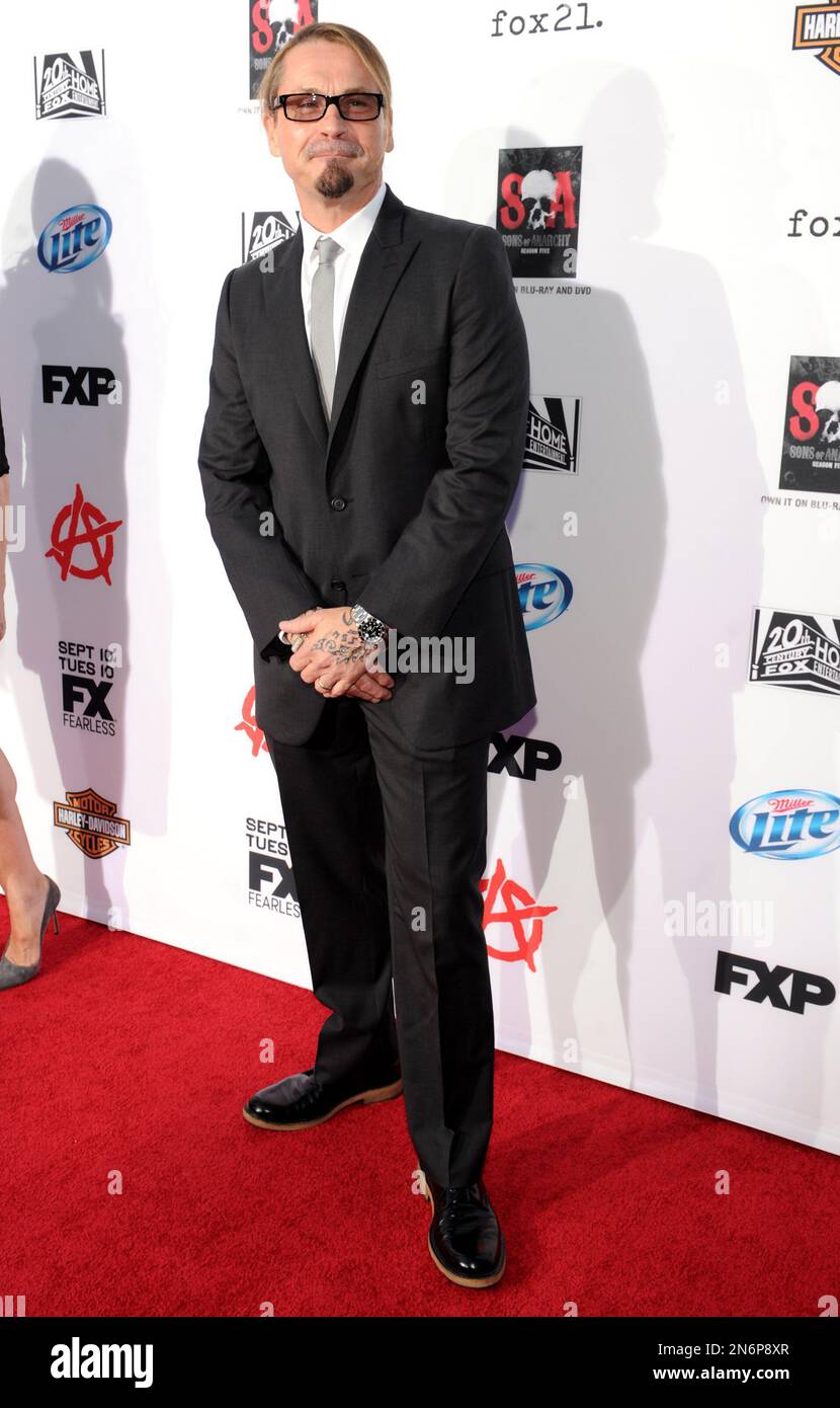 Kurt Sutter arrives at FX's "Sons of Anarchy" Season 6 Premiere ...