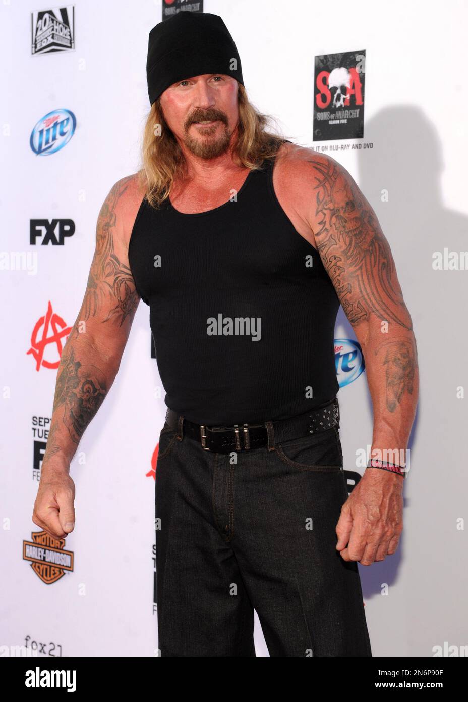 Rusty Coones arrives at FX's "Sons of Anarchy" Season 6 Premiere ...