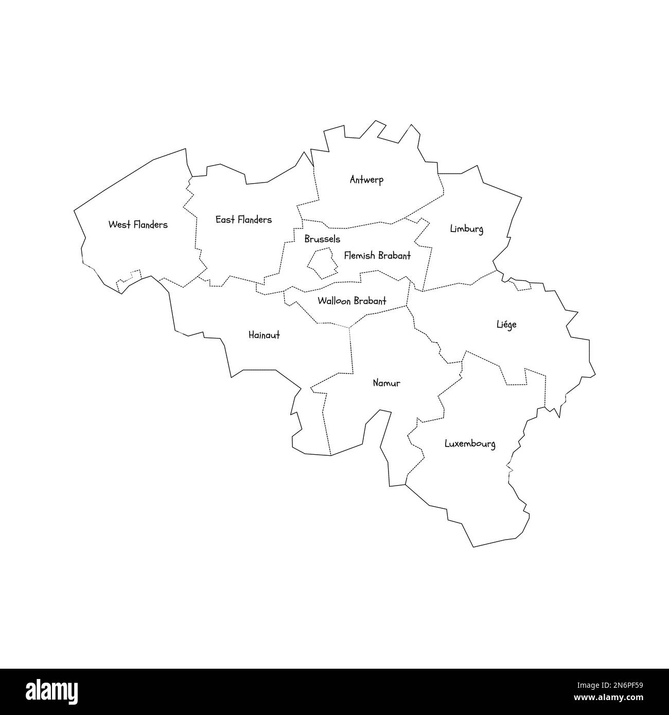 Unveiling Belgium: Exploring Its Map Outline