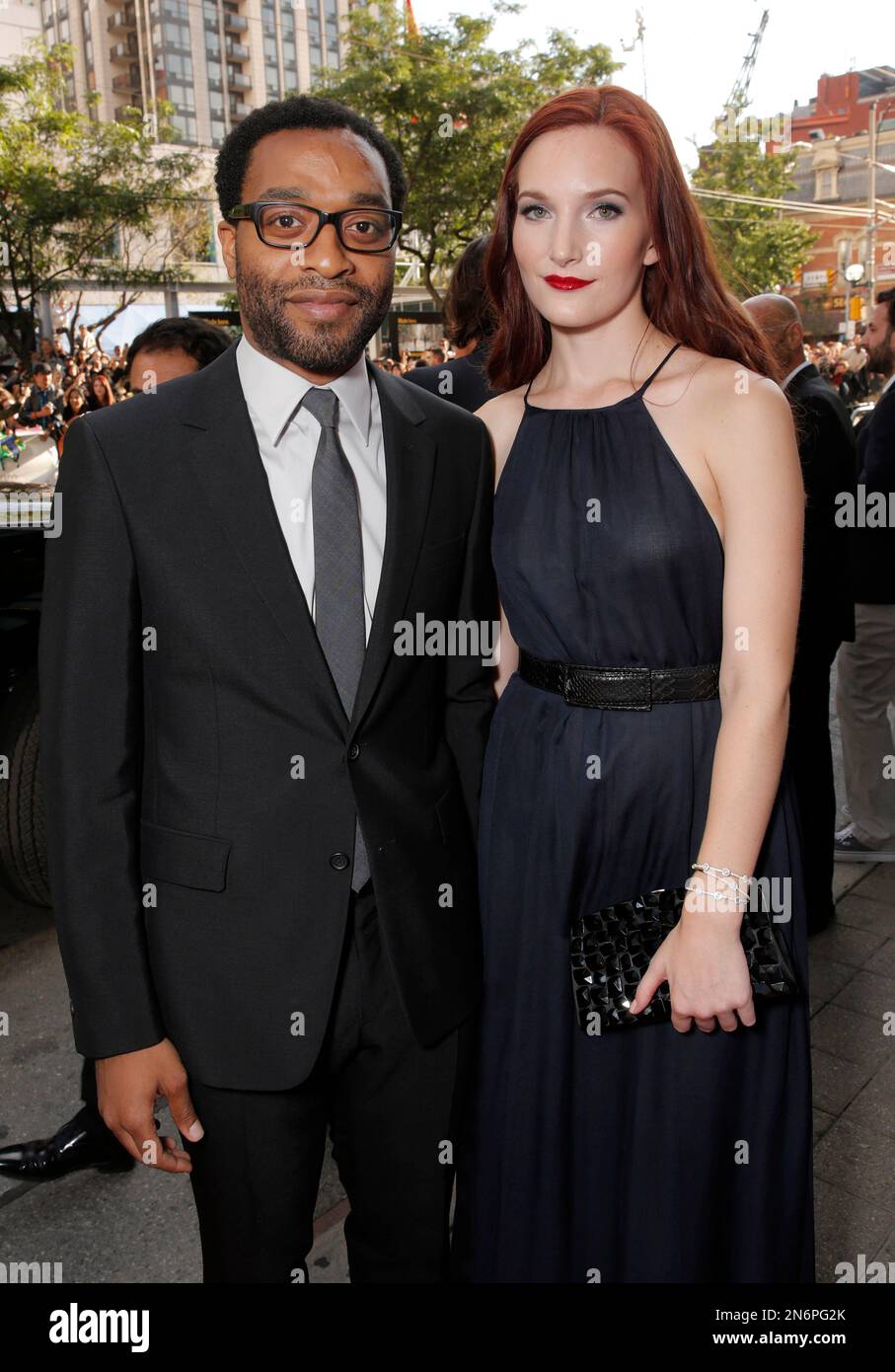 Chiwetel Ejiofor and wife are seen at Fox Searchlight's Premiere of "12 Years A Slave", on ...