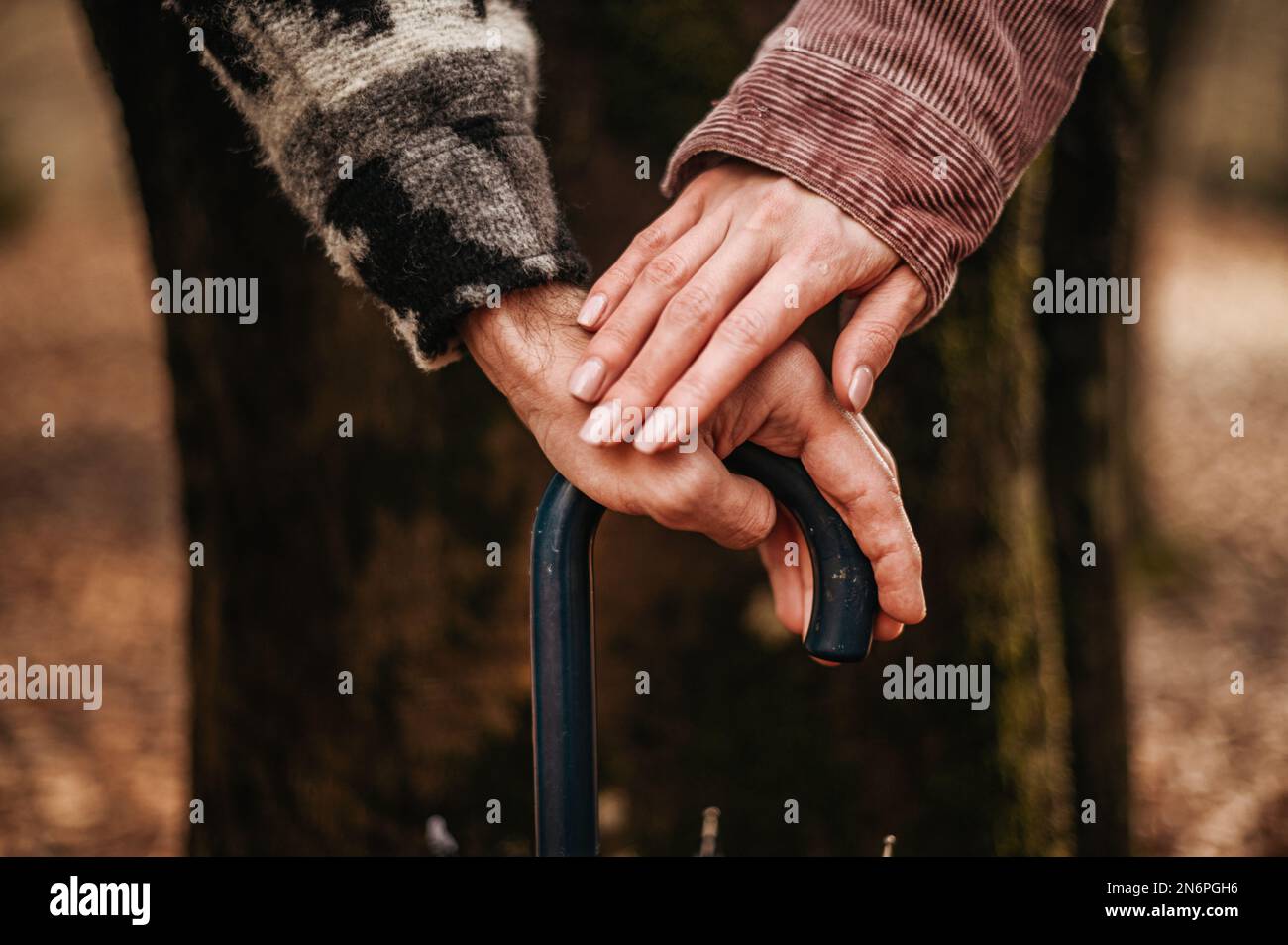 Intertwined hands hi-res stock photography and images - Alamy