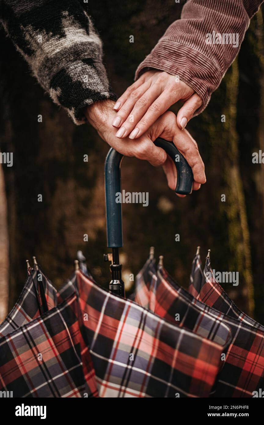 Intertwined hands hi-res stock photography and images - Alamy