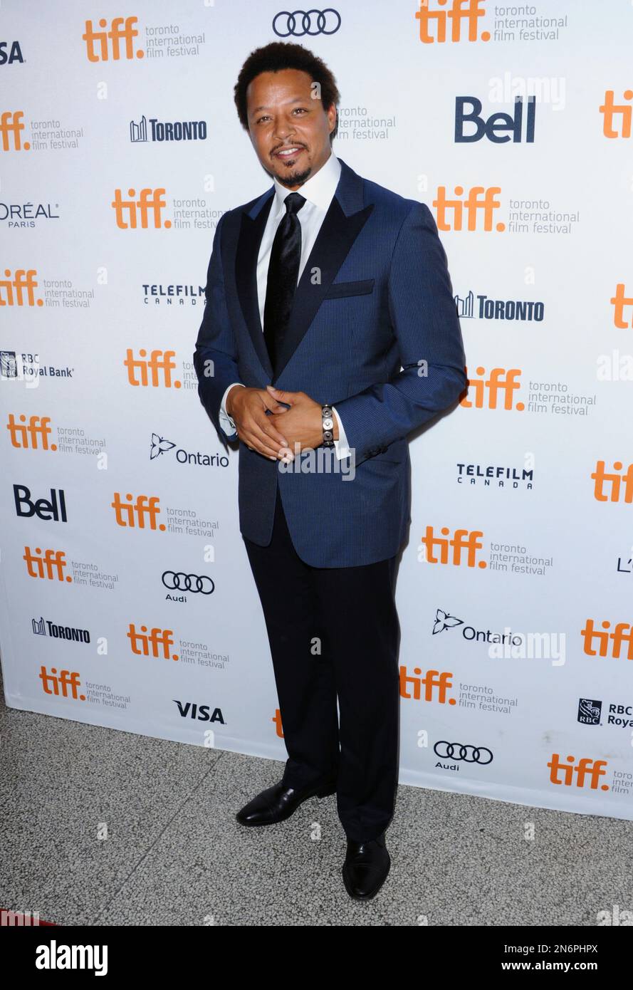 Terrence Howard arrives at the premiere of "Prisoners" on day 2 of the ...