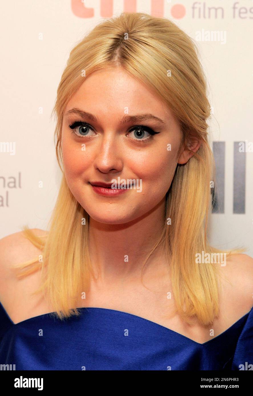 Dakota Fanning, a cast member in "The Last of Robin Hood," poses at the ...