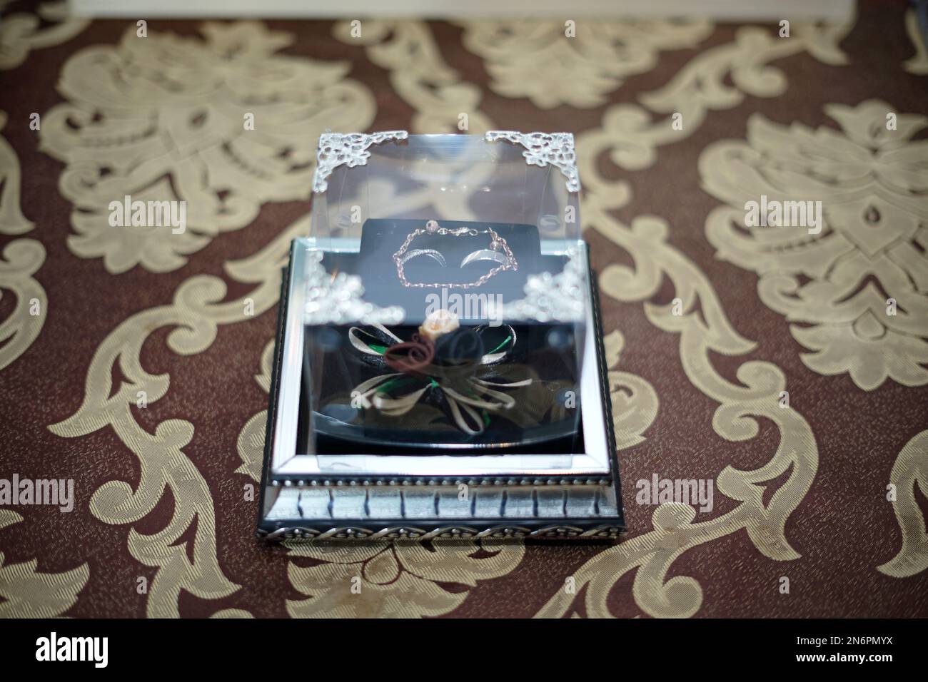 Wedding gift on a table for traditional wedding ceremony Stock Photo ...