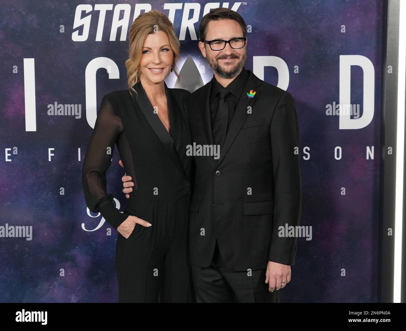 (L-R) Anne Wheaton and Wil Wheaton arrives at the Paramount+ Original ...