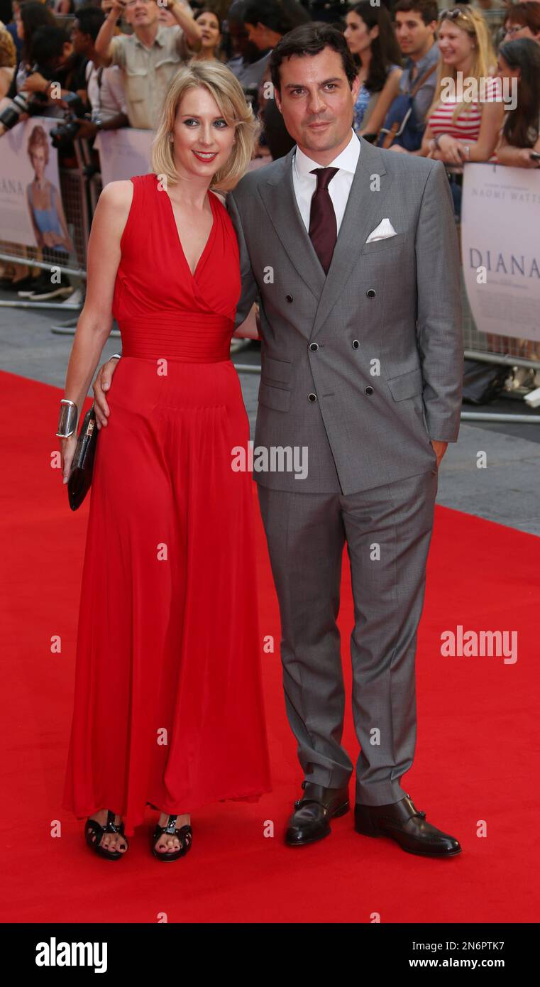 Daniel Pirrie arrives for the World Premiere of Diana at a central ...