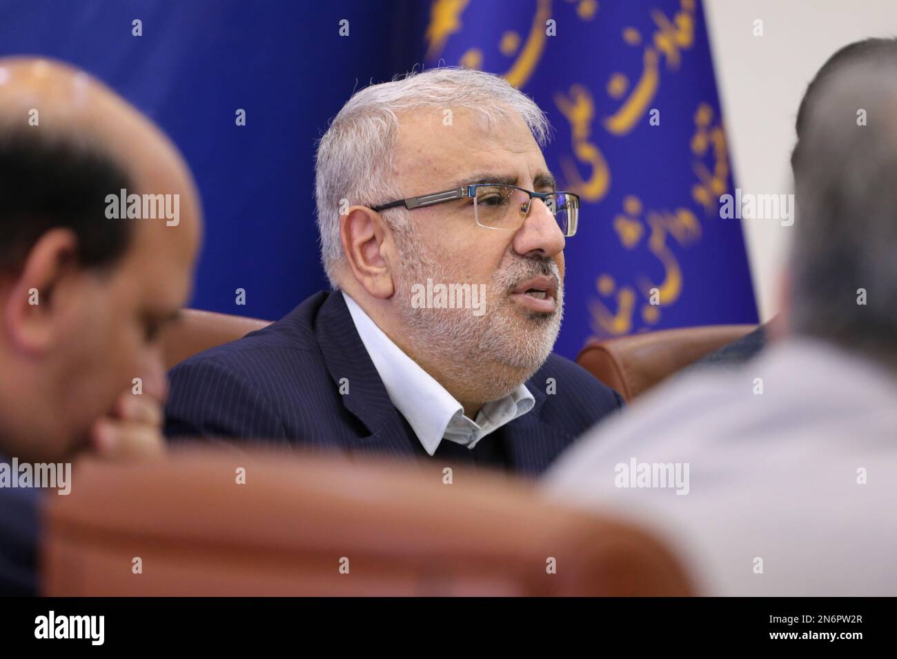 Tehran, Tehran, Iran. 8th Feb, 2023. Iranian Minister of Petroleum ...