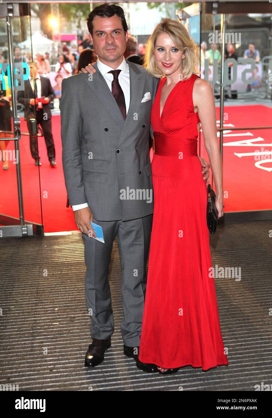 Daniel Pirrie and guest arrive at the World Premiere of 'Diana', on ...