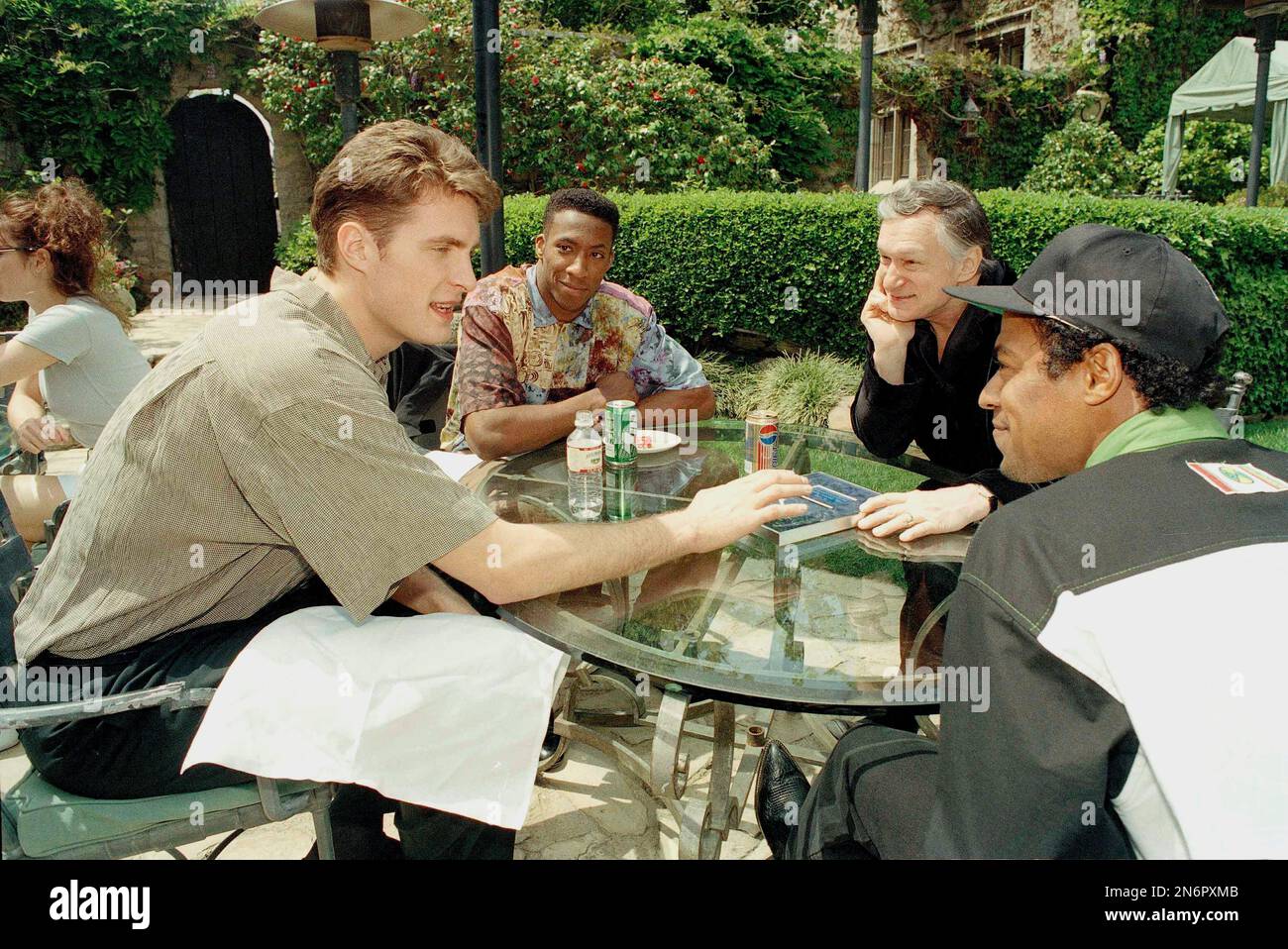 Duke University basketball stars Christian Laettner, left, and Brian ...