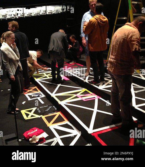 The Fashion Week ritual of taping down photographers' spots on the ...