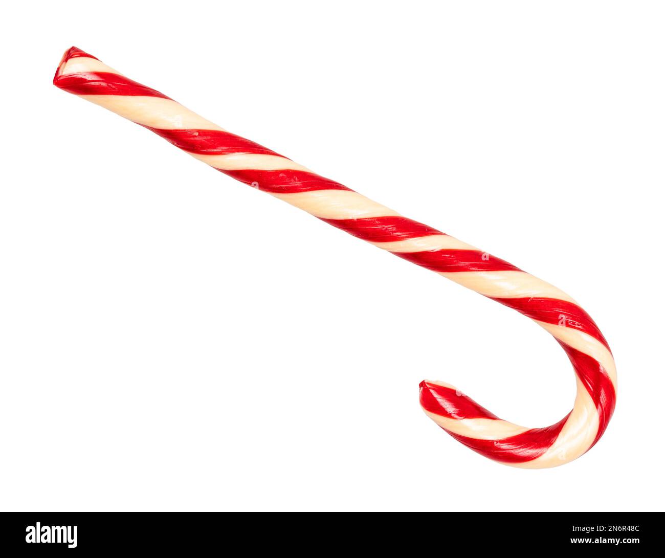 caramel stick candy cutout on white background Stock Photo - Alamy