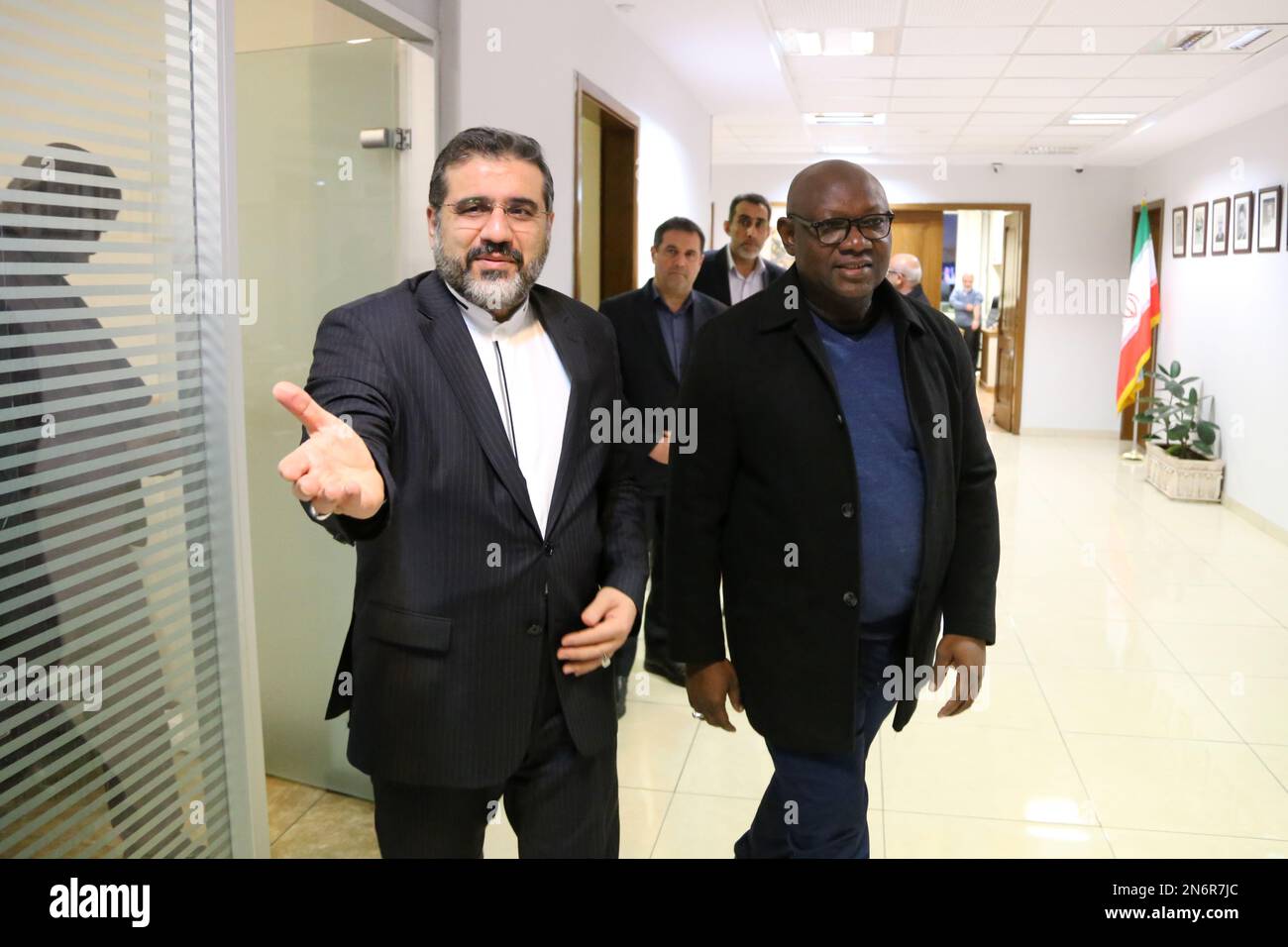 Tehran, Tehran, Iran. 8th Feb, 2023. Iranian Minister of Culture and ...