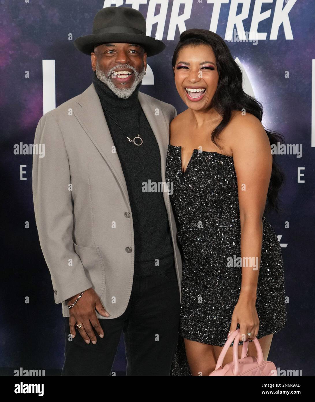 (L-R) LeVar Burton and Mica Burton at the Paramount+ Original Series ...
