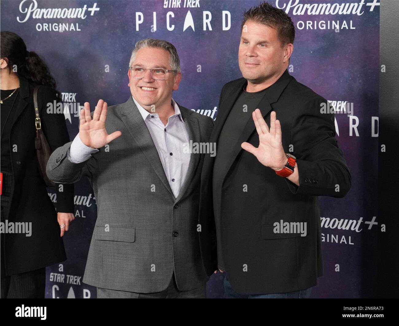 (L-R) Trevor Roth and Rod Roddenberry at the Paramount+ Original Series ...