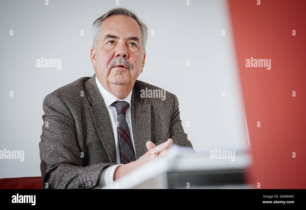Berlin, Germany. 10th Feb, 2023. Ralf Ketzel, CEO of Krauss-Maffei ...