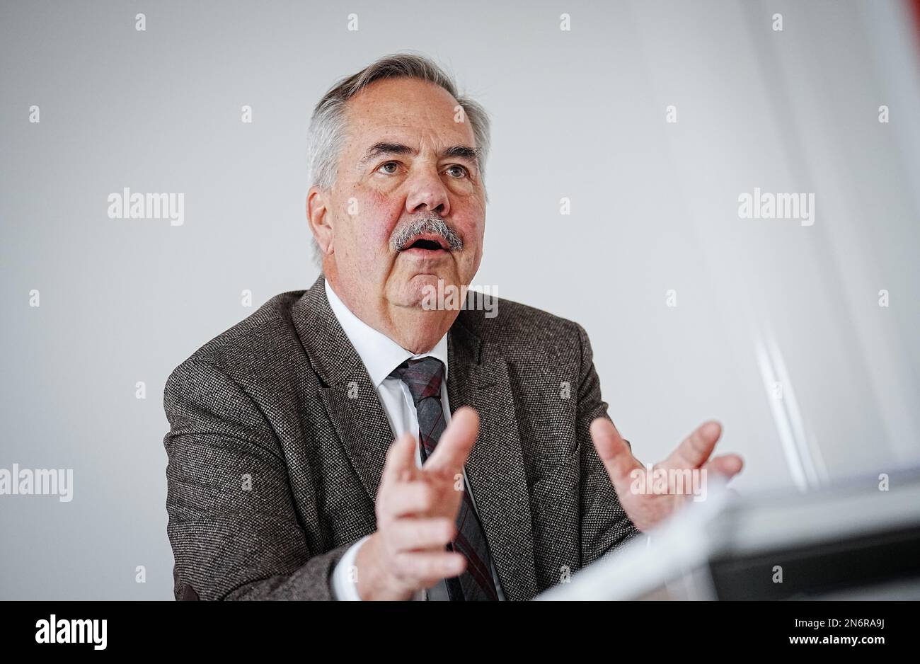 Berlin, Germany. 10th Feb, 2023. Ralf Ketzel, CEO of Krauss-Maffei ...
