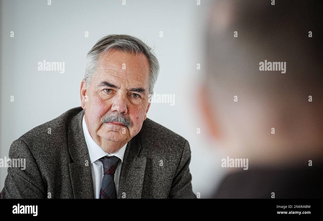 Berlin, Germany. 10th Feb, 2023. Ralf Ketzel, CEO of Krauss-Maffei ...