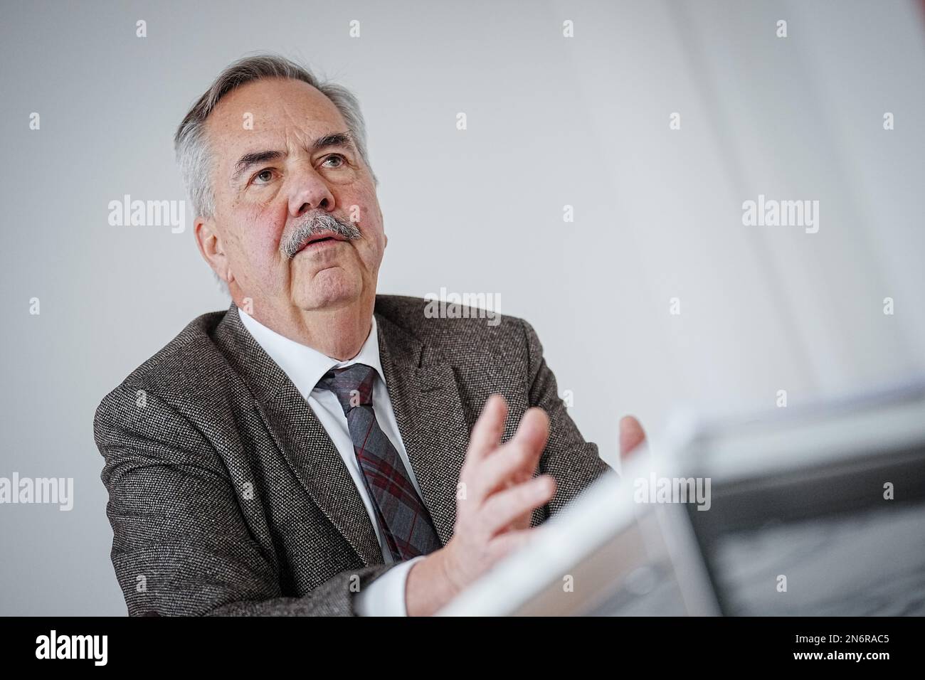 Berlin, Germany. 10th Feb, 2023. Ralf Ketzel, CEO of Krauss-Maffei ...