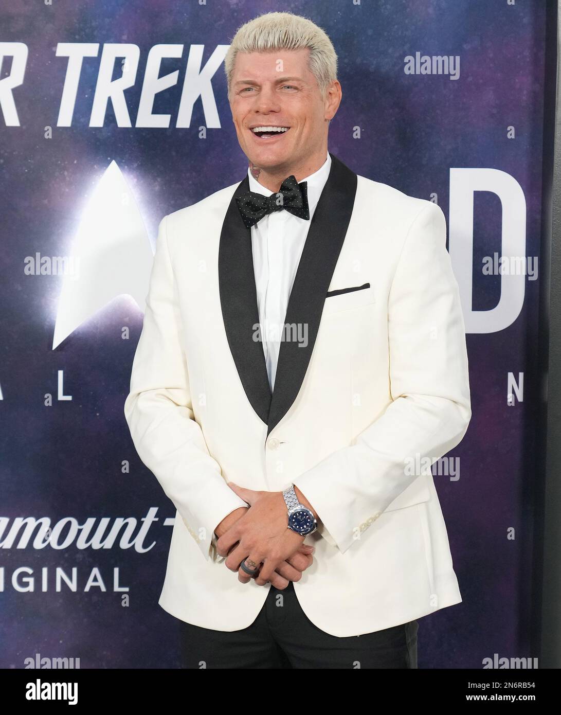 Los Angeles, USA. 09th Feb, 2023. Cody Rhodes arrives at the Paramount ...