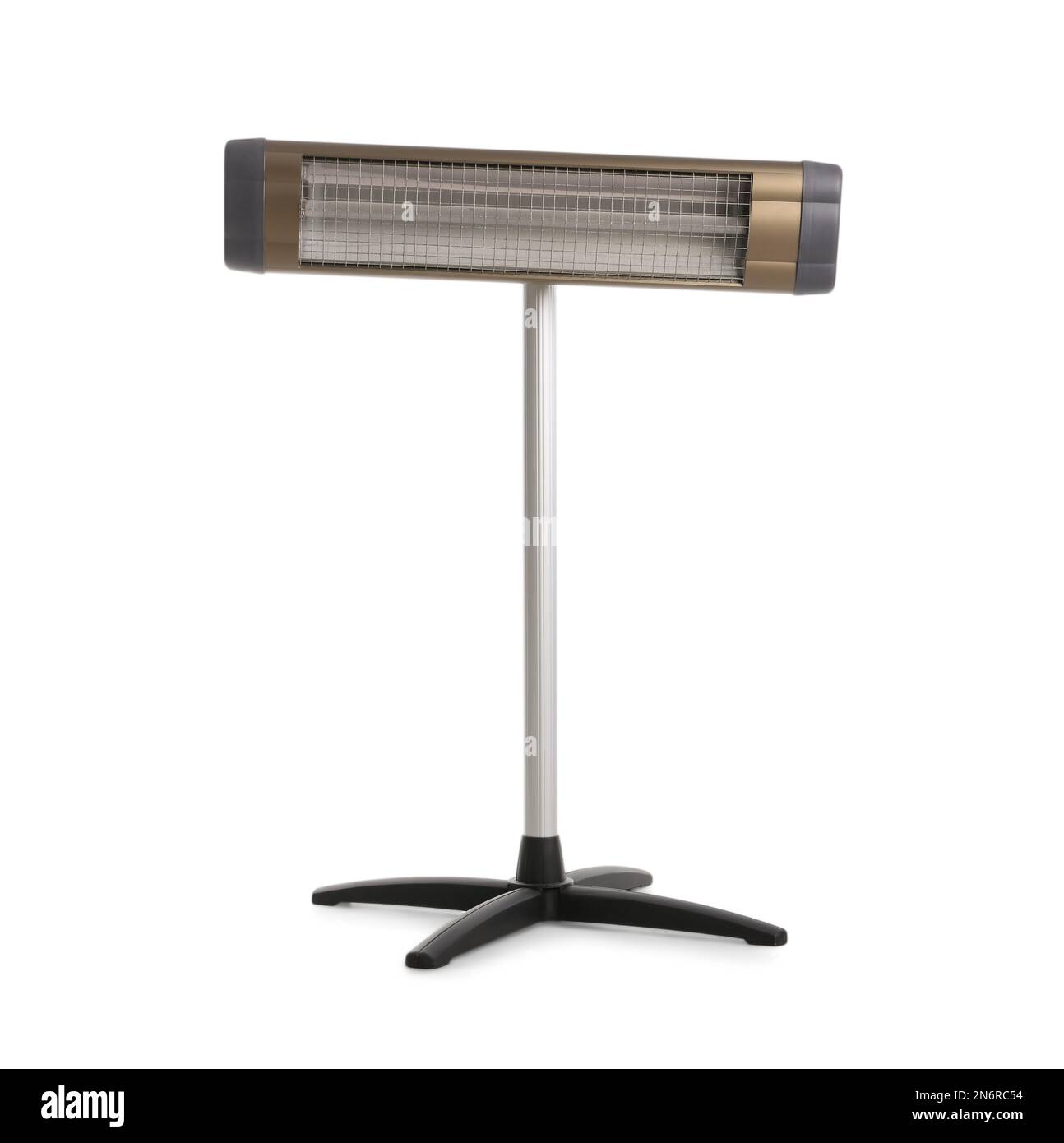 Modern electric infrared heater isolated on white Stock Photo - Alamy