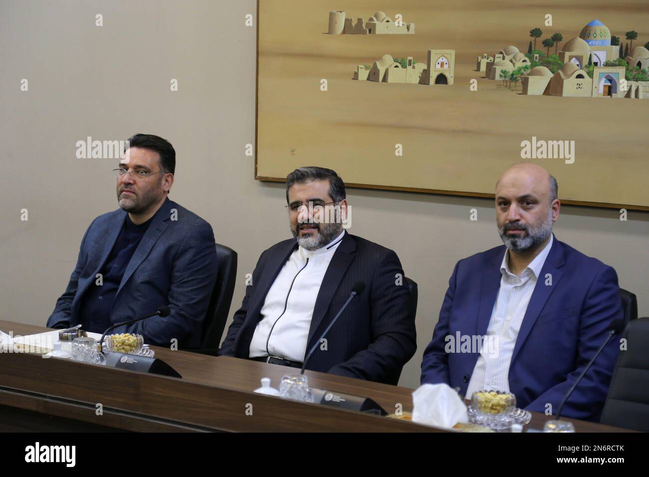 Tehran, Tehran, Iran. 8th Feb, 2023. Iranian Minister of Culture and ...