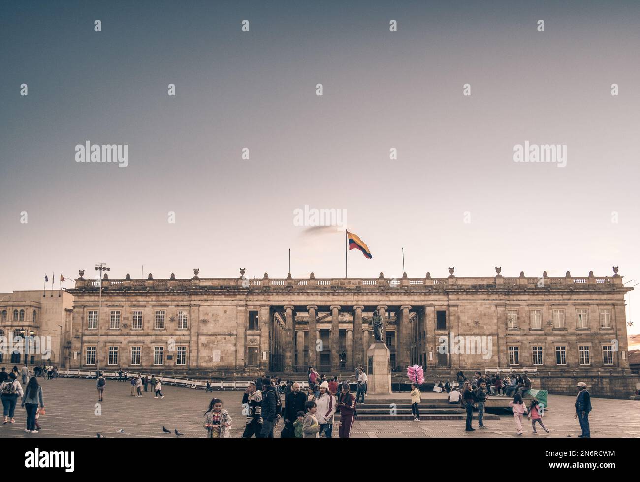 12-27-2018; Colombia. National Capitol of Colombia (Capitolio Nacional ...