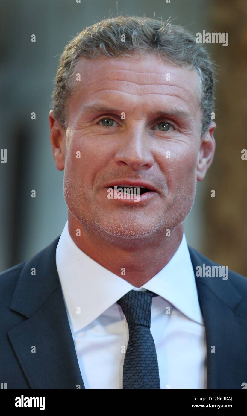 David Coulthard arrives for the World Premiere of Rush at a central ...