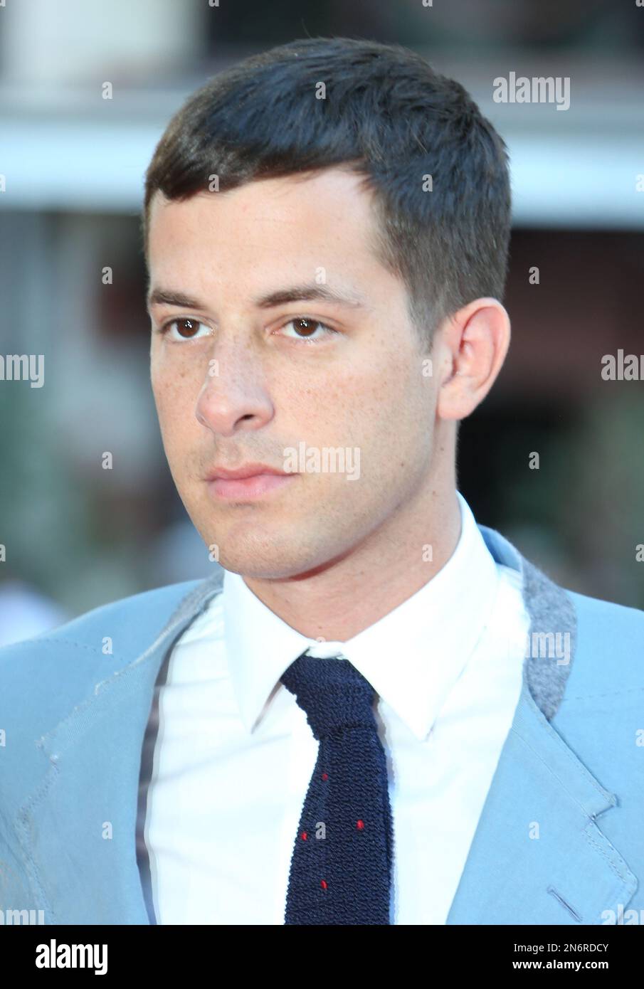 British DJ Mark Ronson arrives for the World Premiere of Rush at a ...
