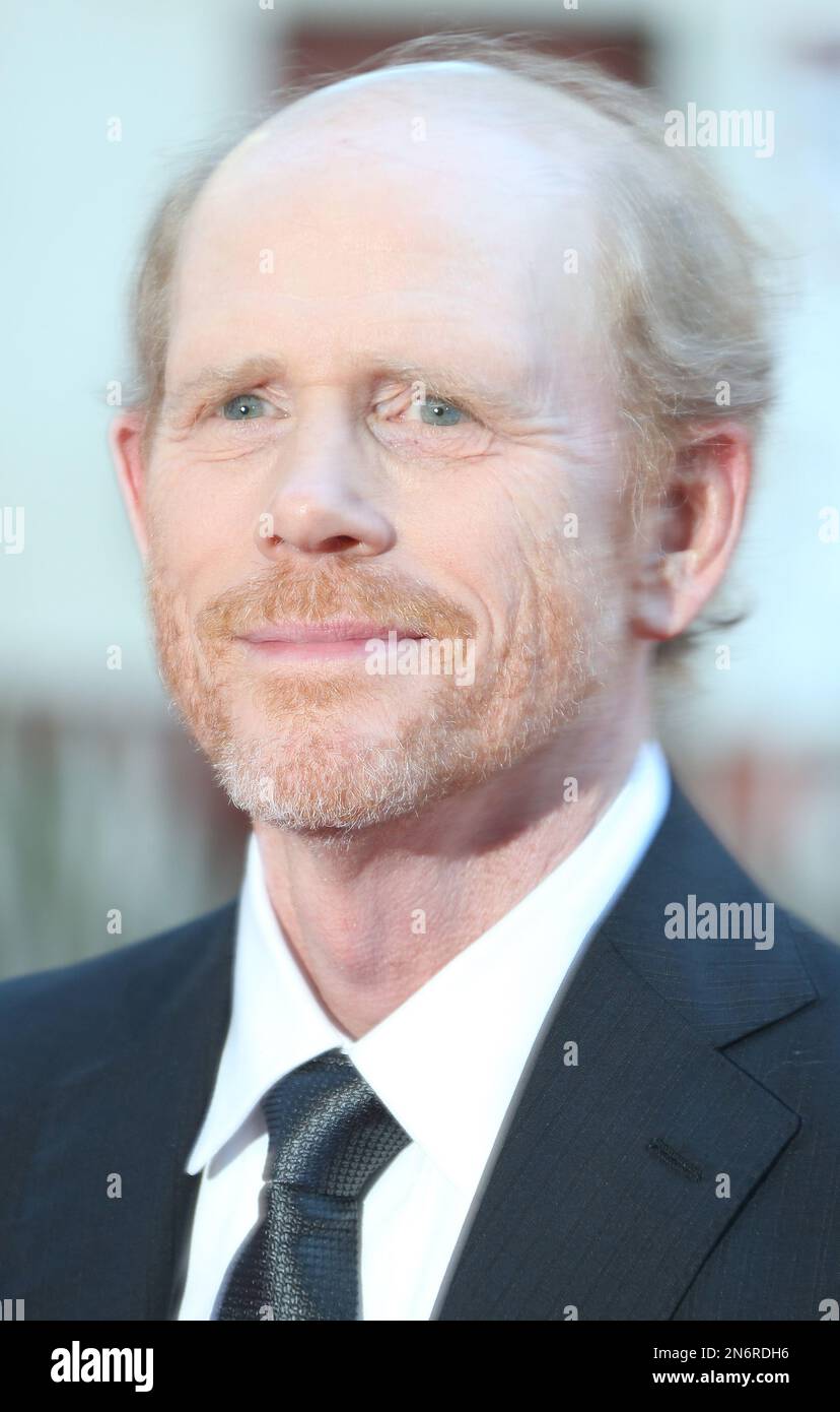 Director Ron Howard arrives for the World Premiere of Rush at a central ...