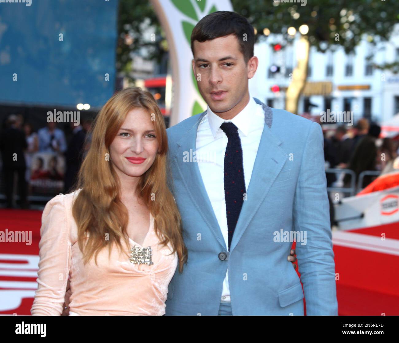 Josephine de la Baume and Mark Ronson arrive at the world premiere of ...