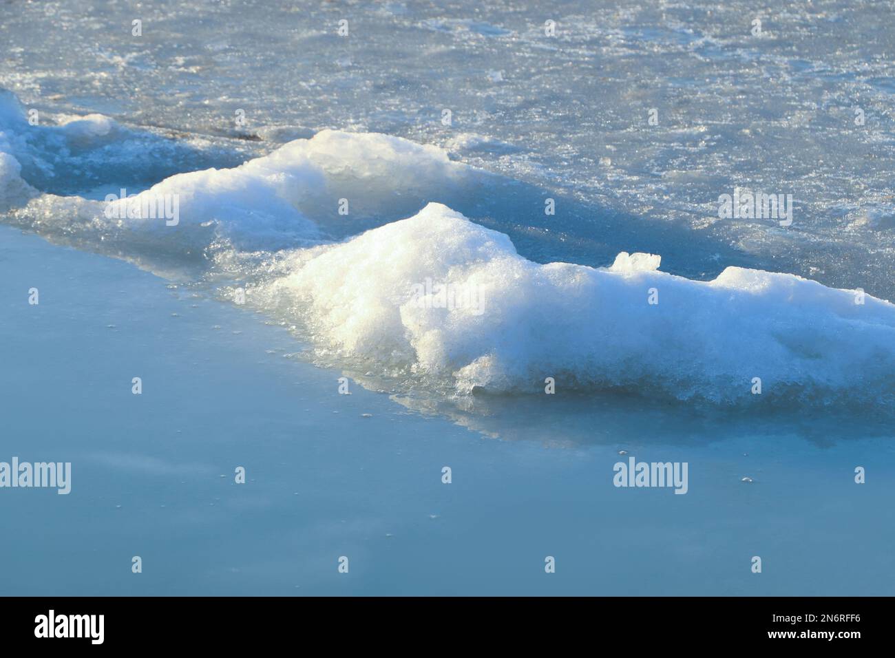 Melting ice in river hi-res stock photography and images - Alamy