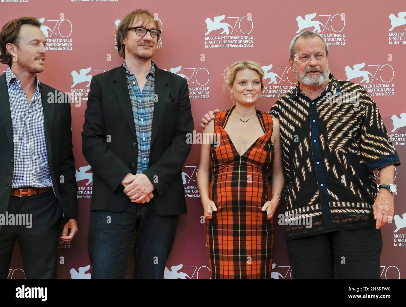 From left, producer Dean Zanuck, actors David Thewlis, Mélanie Thierry ...
