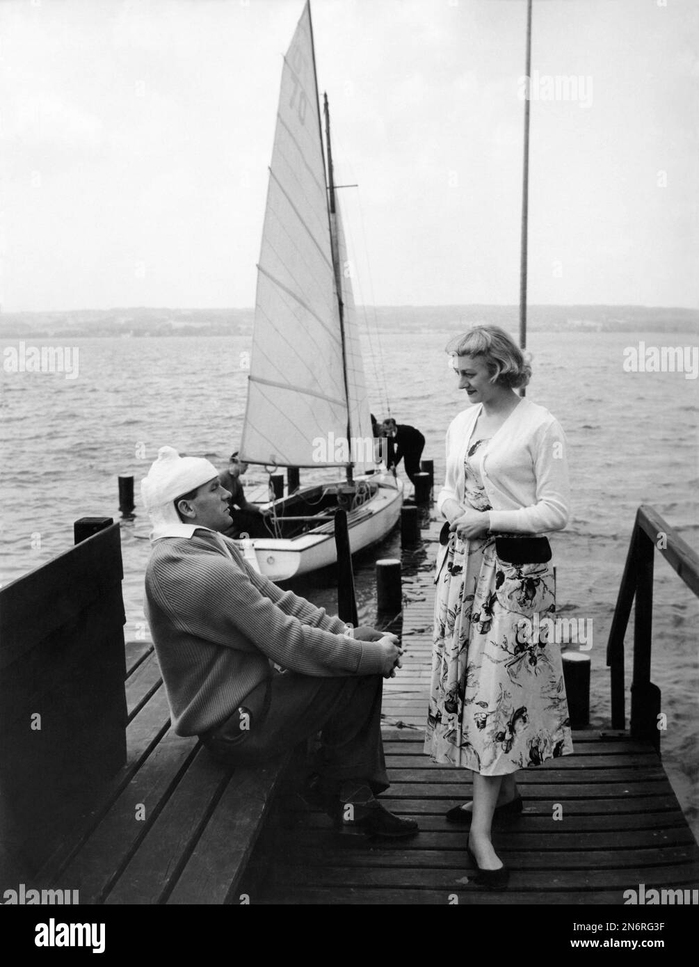 German goalkeeper of the English football club Manchester City, Bert ...