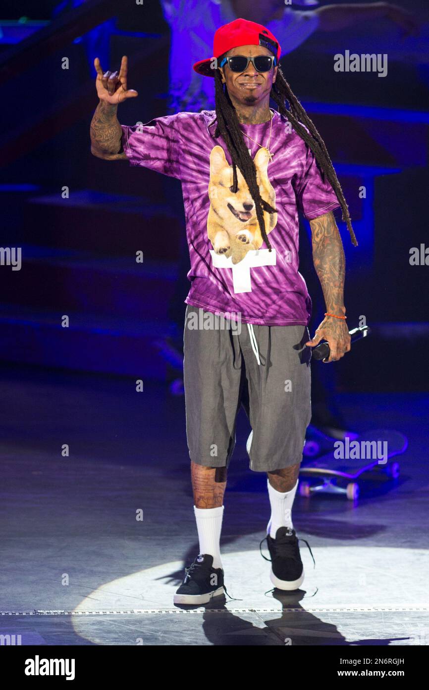 Lil Wayne (AKA Dwayne Michael Carter, Jr.) performs as a part of the ...