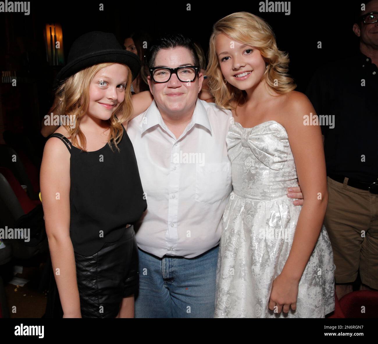 Emily Alyn Lind, Lea DeLaria and Sterling Griffith arrive on the red ...