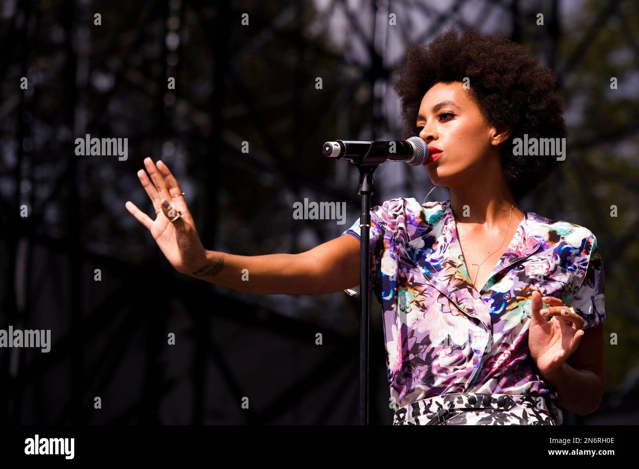 Solange performs on day 2 of the 2013 Budweiser Made in America ...