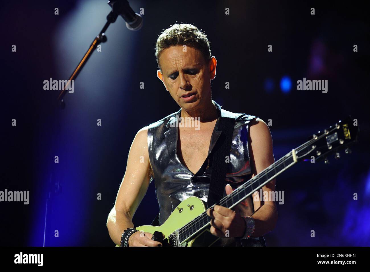 Martin Gore of Depeche Mode performs at the Molson Amphitheatre, on ...
