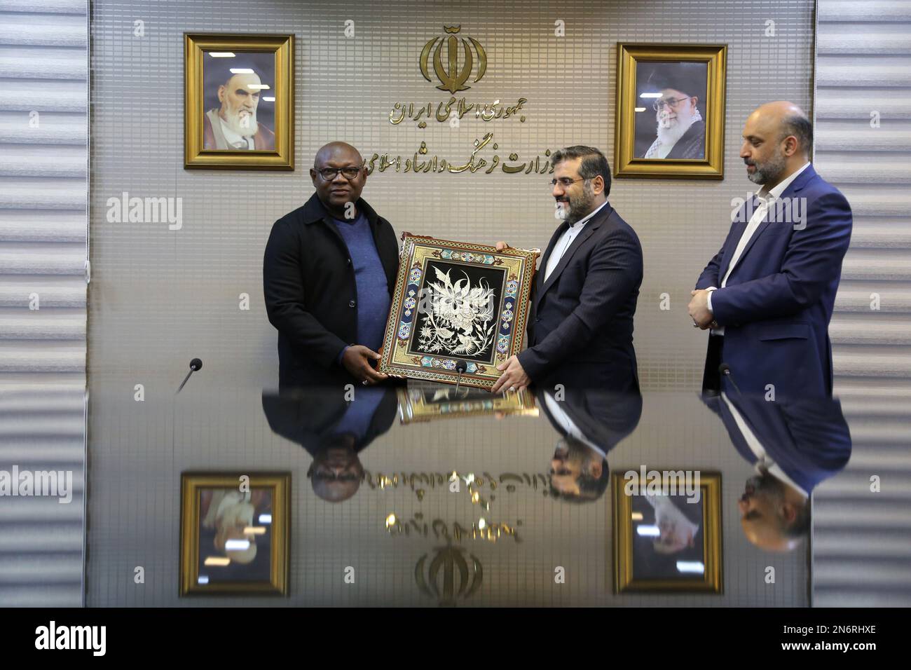 Tehran, Tehran, Iran. 8th Feb, 2023. Iranian Minister of Culture and ...