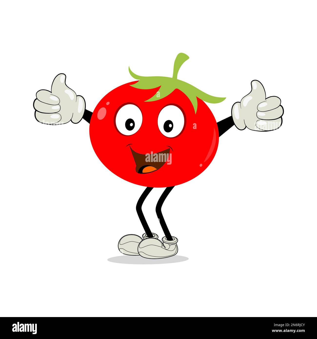 Tomato character, cartoon tomato with many expression, hand and leg ...