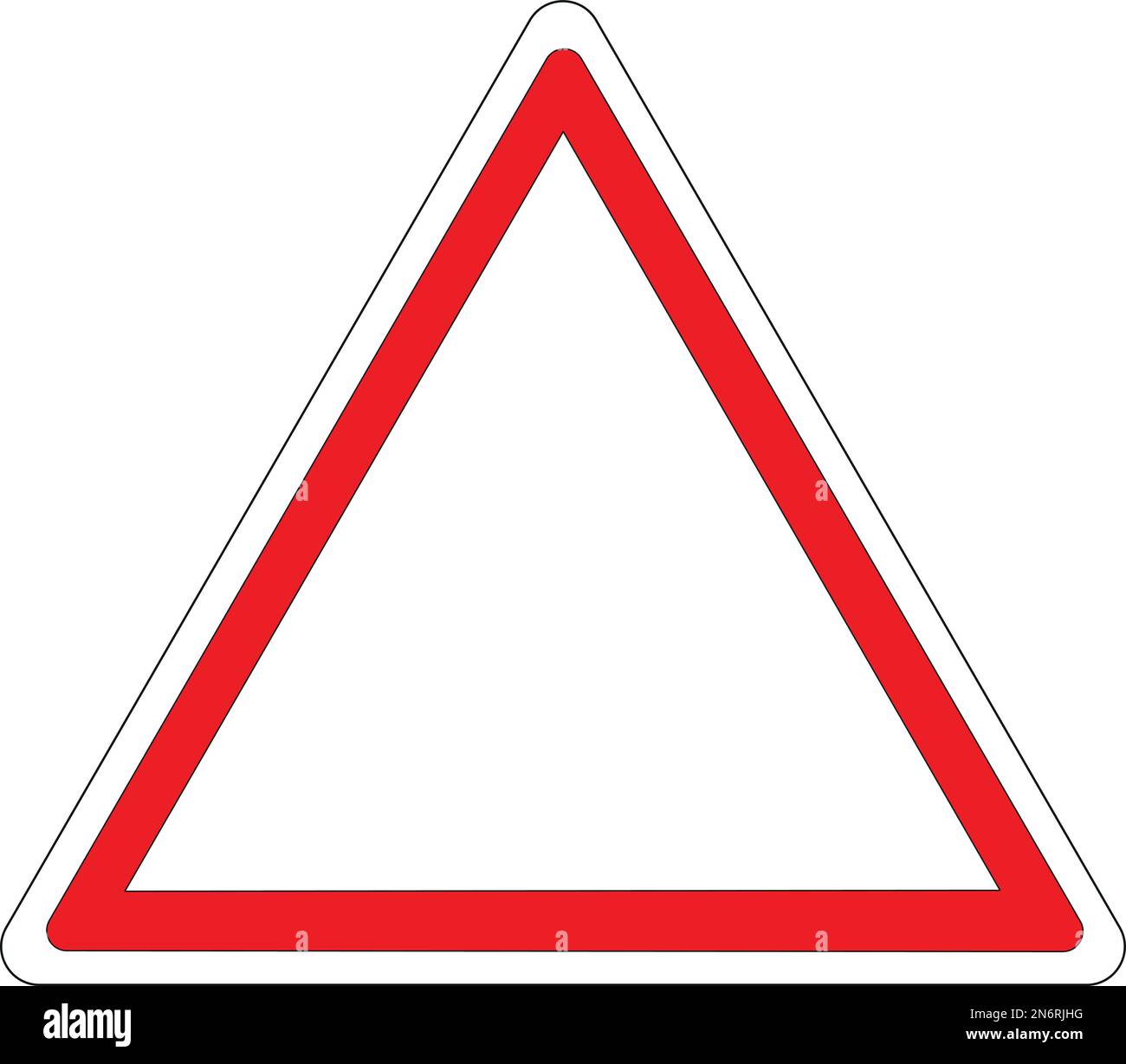 Road sign: Permanent danger Stock Vector Image & Art - Alamy