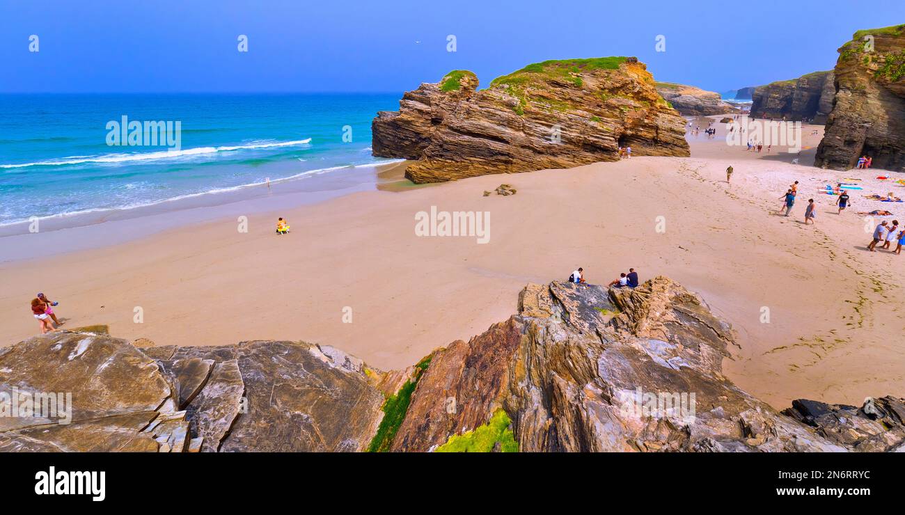 Beach of the Cathedrals, Playa de las Catedrales, Playa de Aguas Santas ...