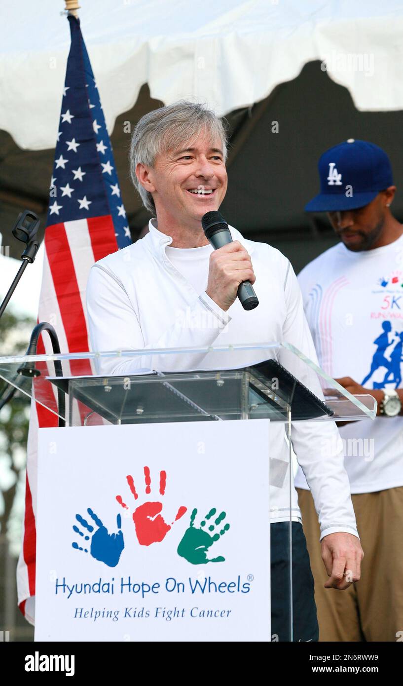 John Krafcik, President and CEO of Hyundai Motor America speaks during ...