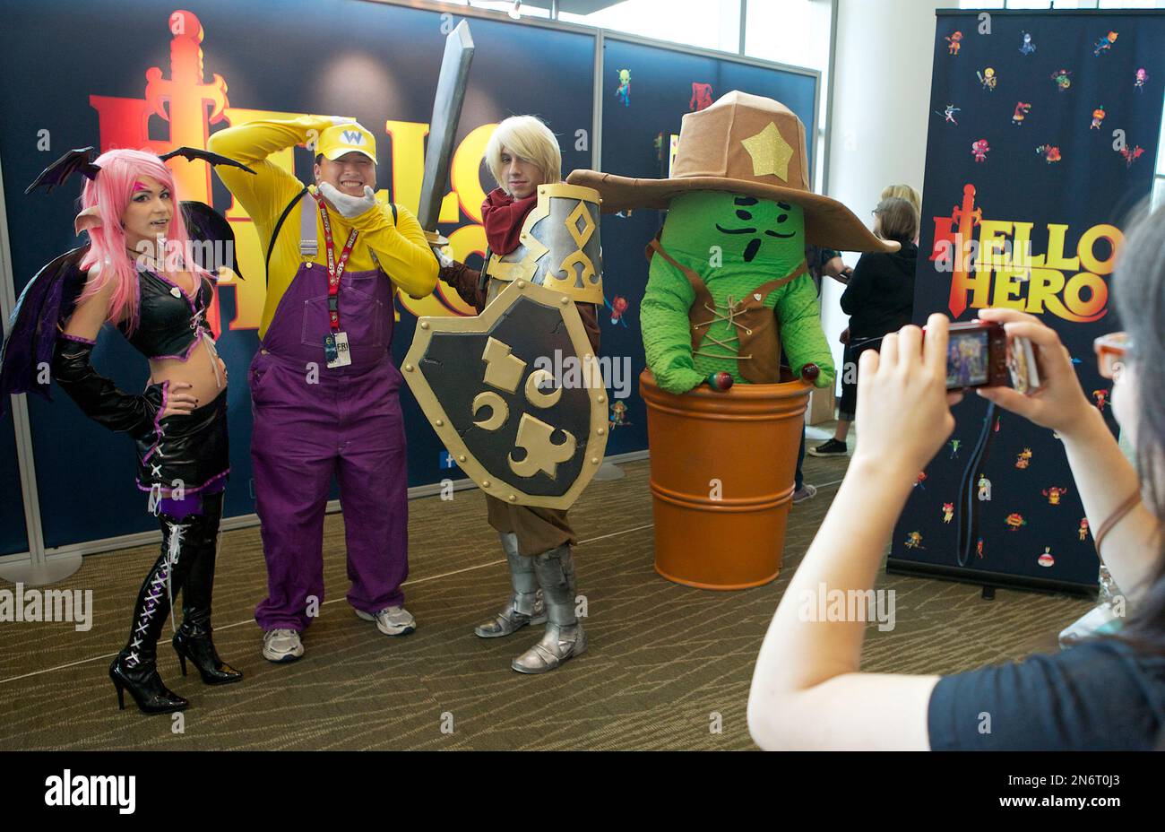 IMAGE DISTRIBUTED FOR FINCON - Hello Hero mobile game characters Rosie ...